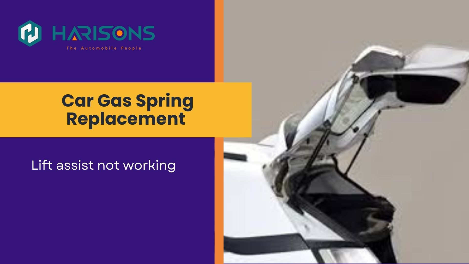 Top Signs Your Vehicle Needs a Car Gas Spring Replacement