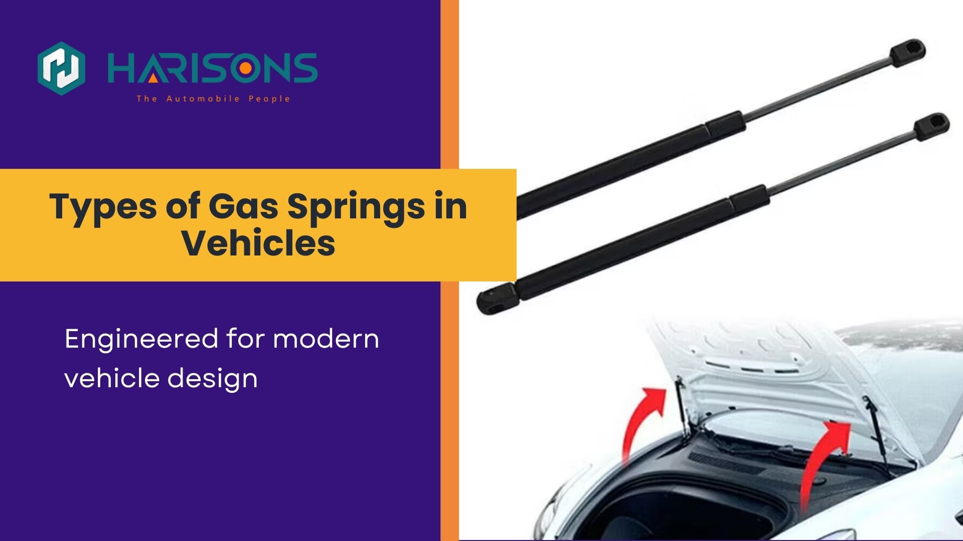 Types of Gas Springs Used in Vehicles
